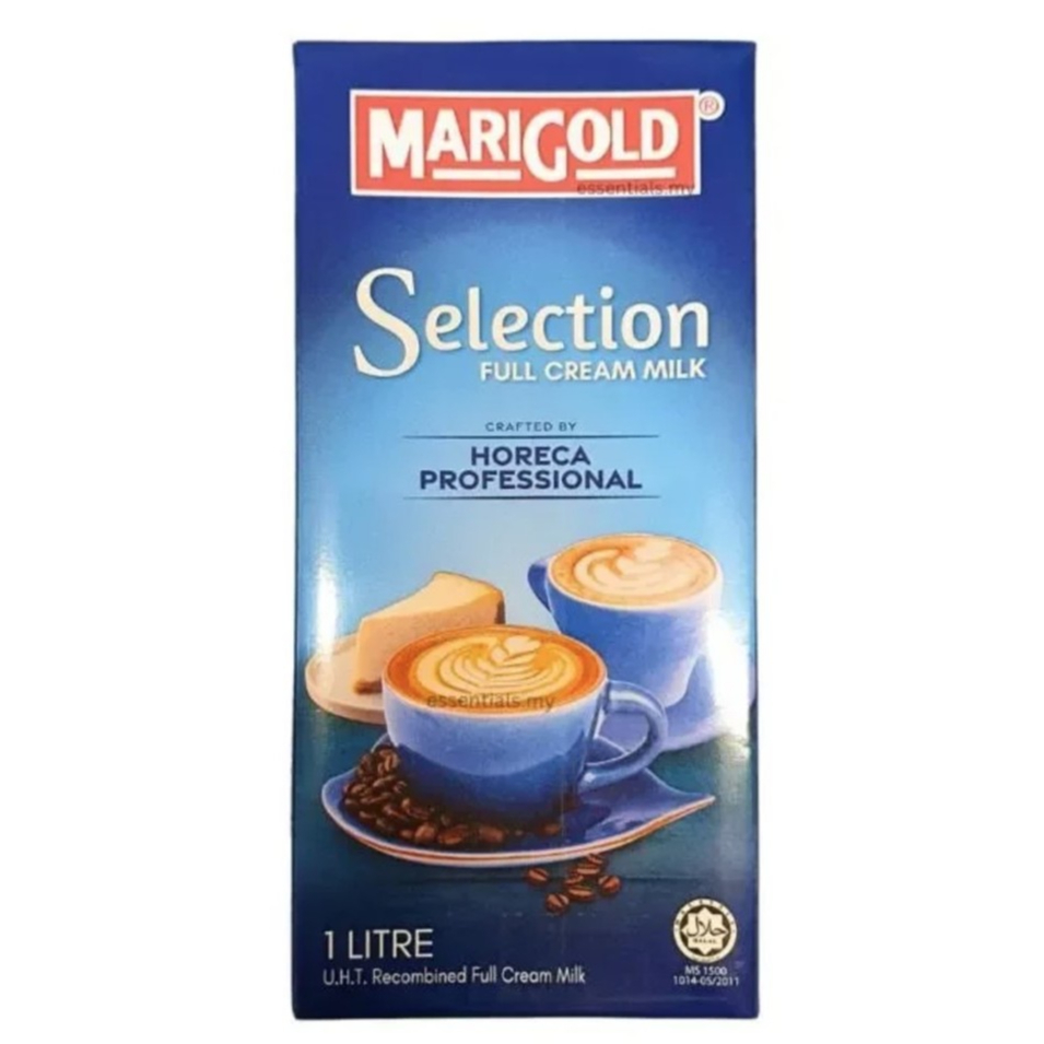 (Ready Stock)Marigold UHT Selection Full Cream Milk / Susu Penuh Krim 1L / HomeBaker | Shopee ...