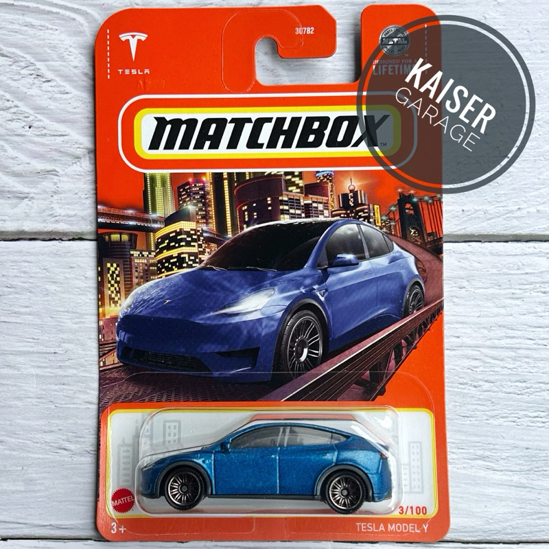 Matchbox : Tesla Model Y (Blue) | Shopee Malaysia