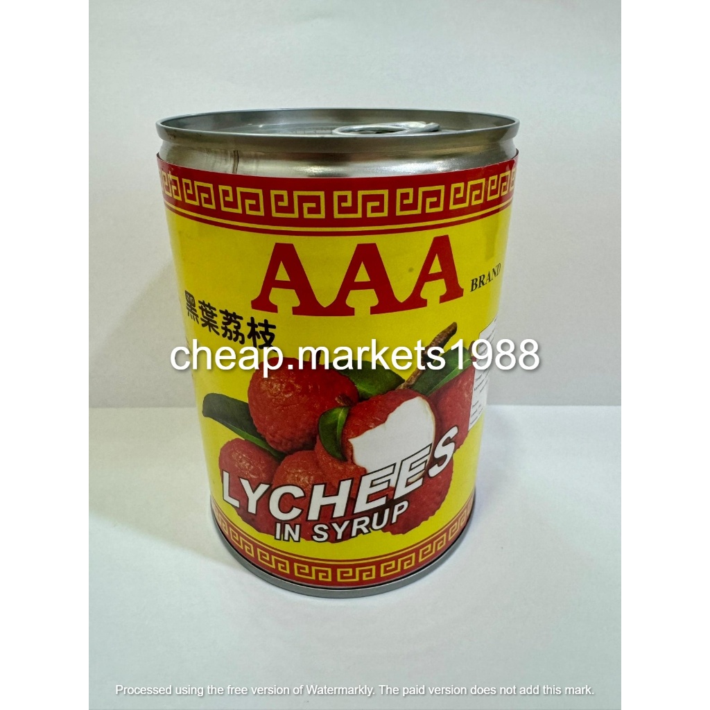 AAA LYCHEE IN SYRUP 565G | Shopee Malaysia