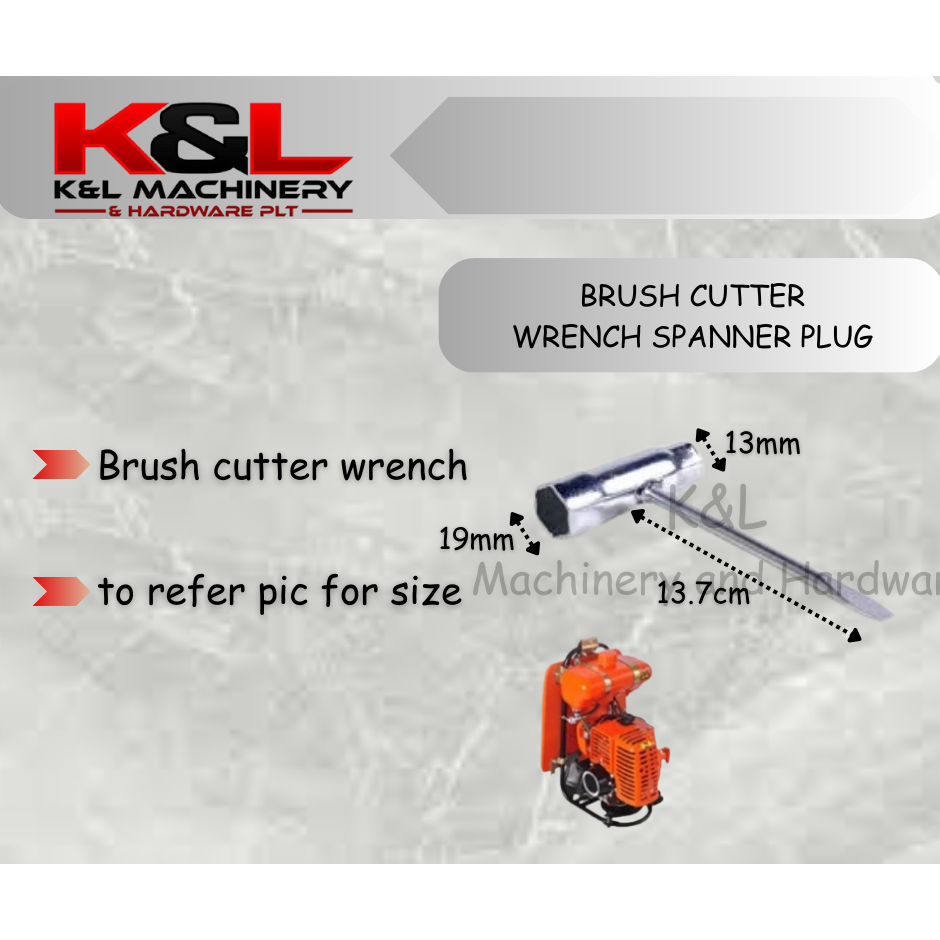 Brush cutter - Wrench Spanner Plug/ Mesin Rumput Spanner | Shopee Malaysia