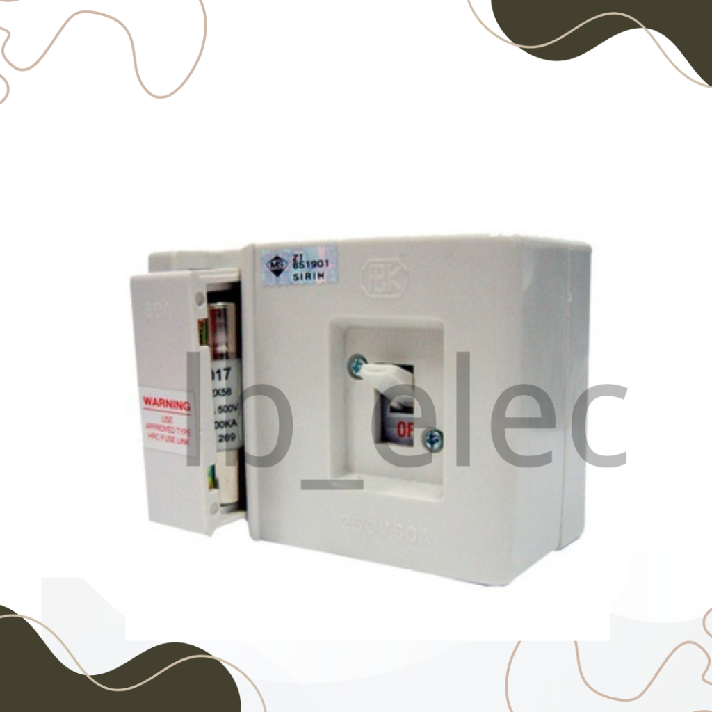 PLK 32A/ 63A MAIN SWITCH WITH FUSE | Shopee Malaysia