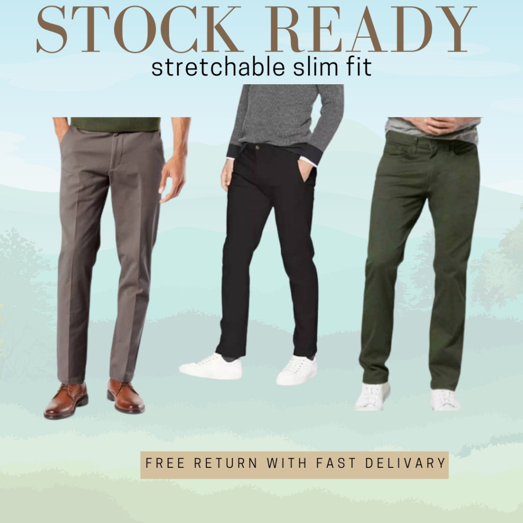🔥🔥💥NEW FORMAL 💥 MENS SLIM FIT STRETCHABLE KAIN SLACK PANT VIRAL🔥🔥🔥 ...
