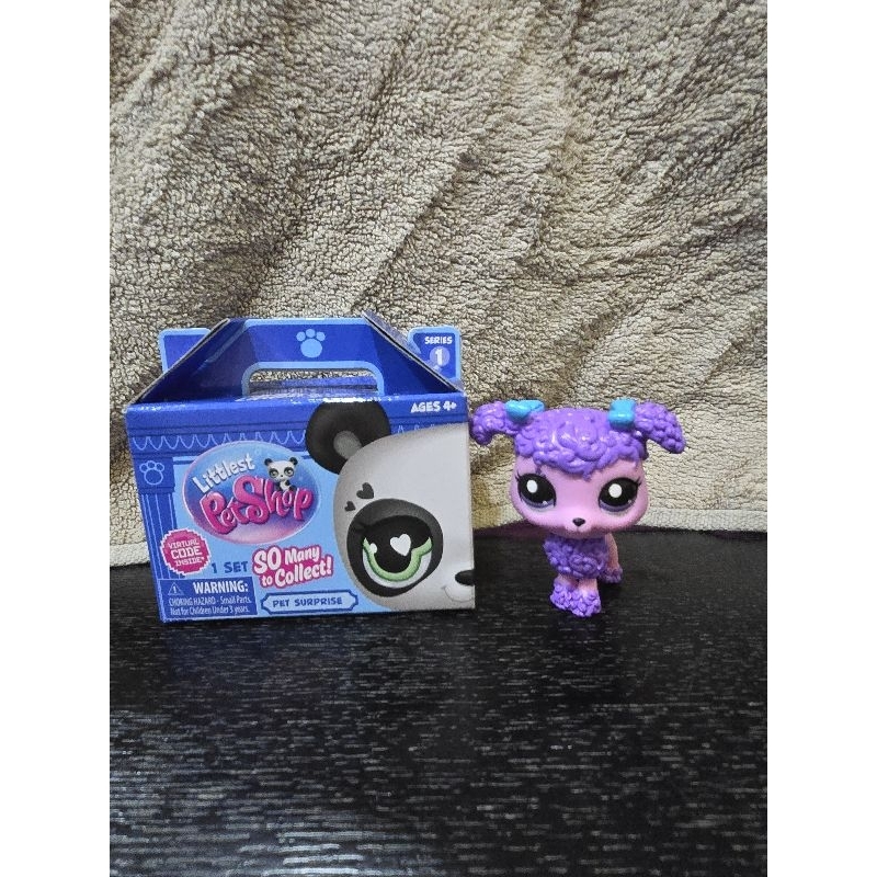 Littlest Pet Shop LPS | G7 series1 #2 authentic purple pink poodle ...