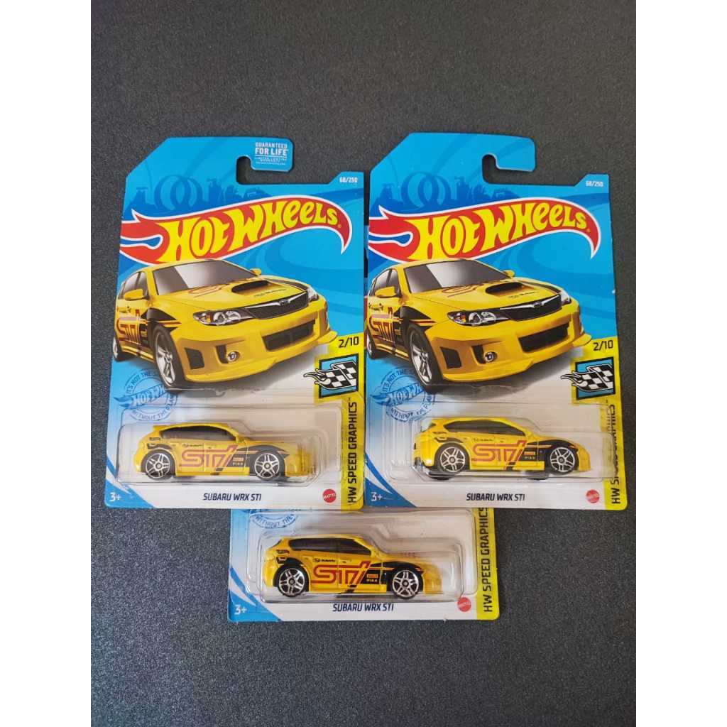 [Original] HOT WHEELS SUBARU WRX STI (YELLOW) | Shopee Malaysia