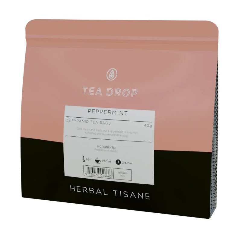 Tea Drop Peppermint Pyramid Tea Bag 25 Sachets | Shopee Malaysia