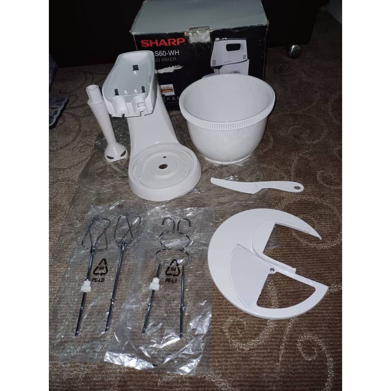SHARP STAND MIXER EM-S60-WH PARTS ONLY DISPLAY ITEAM LIKE NEW. | Shopee ...