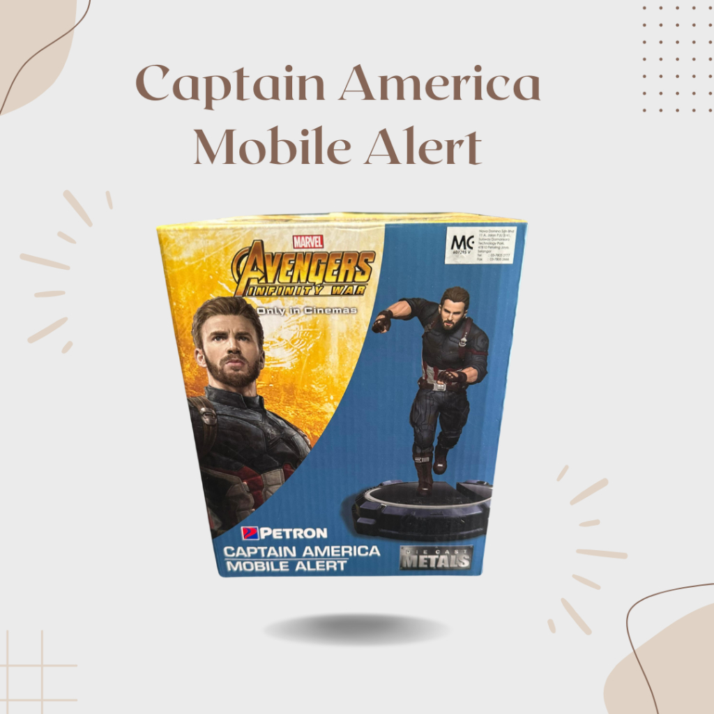Captain America Mobile Alert Limited Edition Marvel Avengers Petron ...