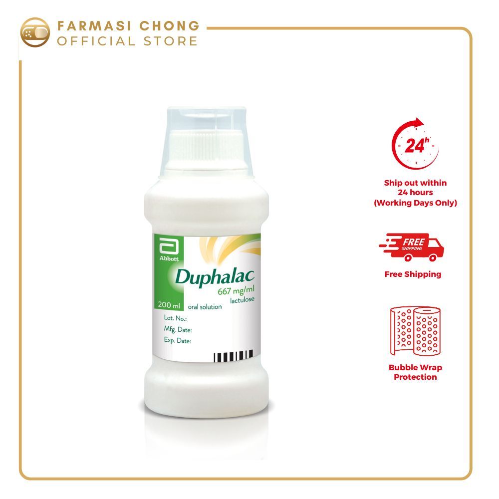 Duphalac 200ml Oral Solution for Constipation (Exp: 10/2025) | Shopee ...