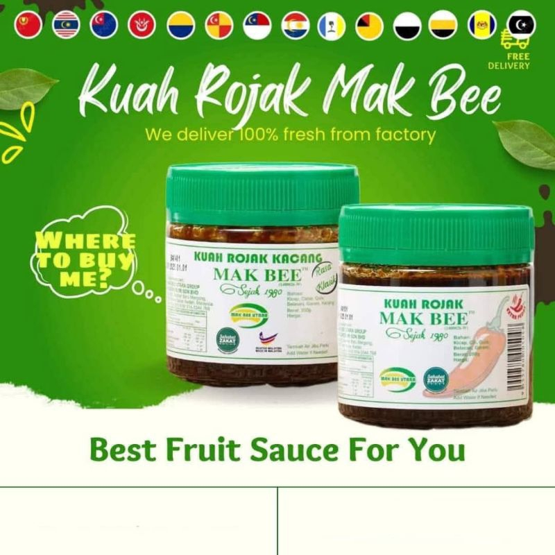Original Rojak Mak Bee Utara 250gm/450g | Shopee Malaysia