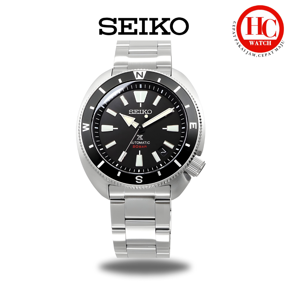 SEIKO Prospex SRPH17K1 Turtle Land Tortoise 42mm Black Dial 200M ...