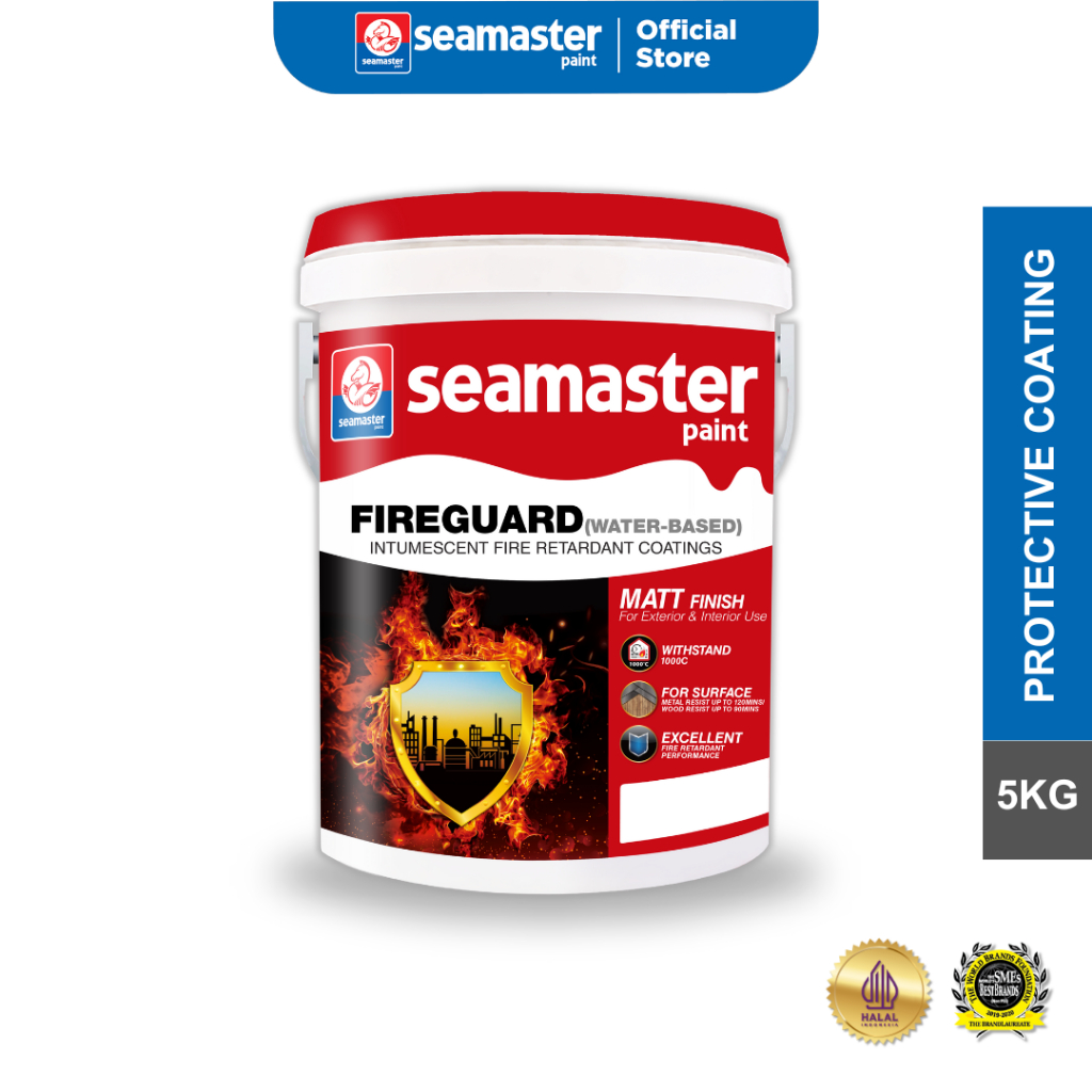 Seamaster FireGuard Fire Intumescent Coating Paint (Water Based) 6009W ...