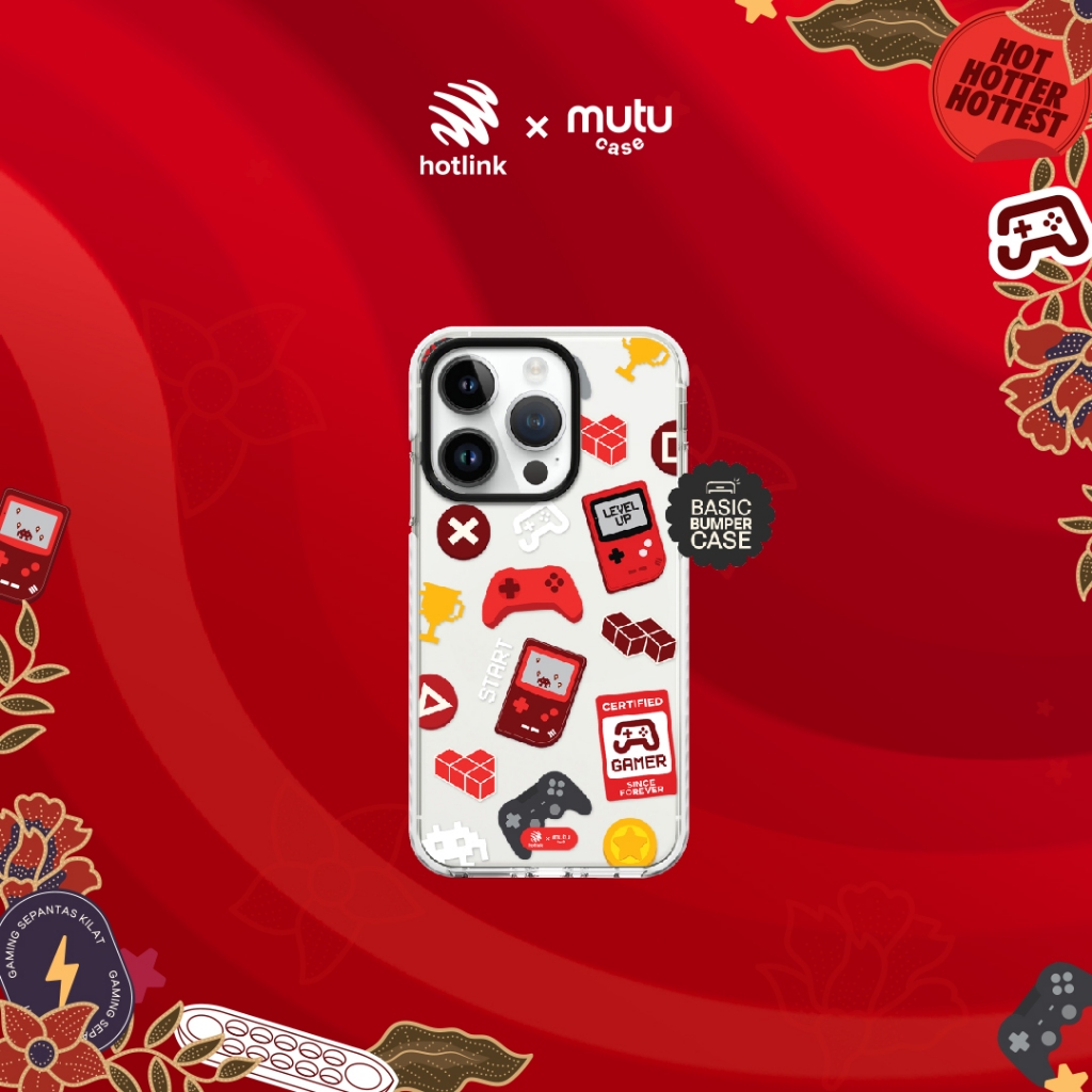 Certified Gamer - Hotlink x Mutu Case (Powered by Basic Bumper) Compatible with iP16PROMAX ...