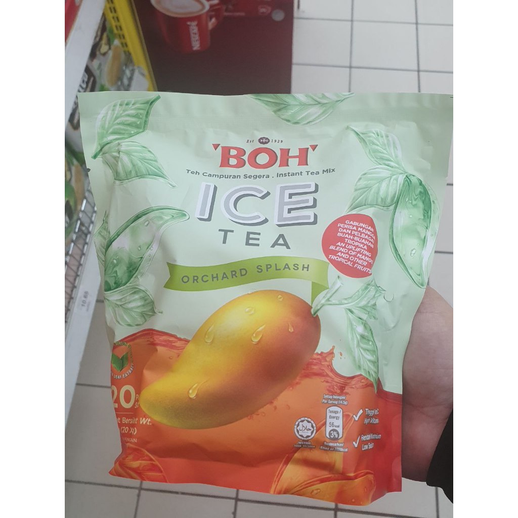 BOH Ice Tea Instant Tea Mix Teh BOH Orchard Splash (20 sachets ...