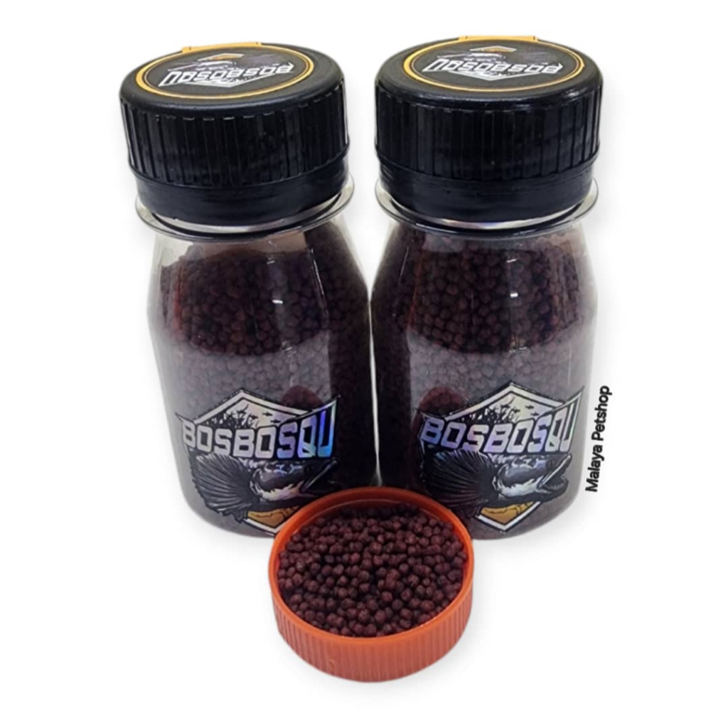 Pellet Red Booster saiz 1mm 15 gram by BosQu (Sesuai untuk channa ...