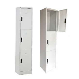 3 COMPARTMENT STEEL LOCKER | ALMARI PAKAIAN (Free Delivery Klang Valley ...