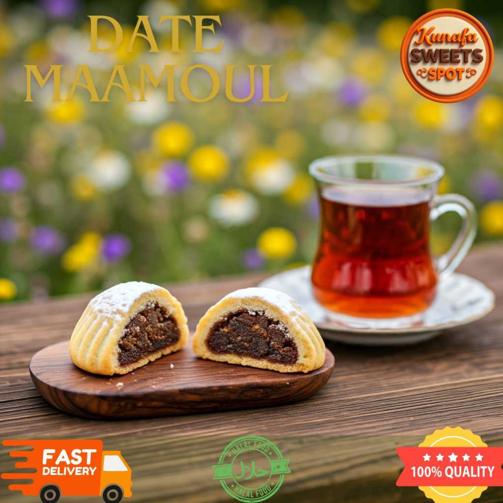 Mooncake - Date Mooncake - Dates pastry - Maamoul - Dates Cookies ...