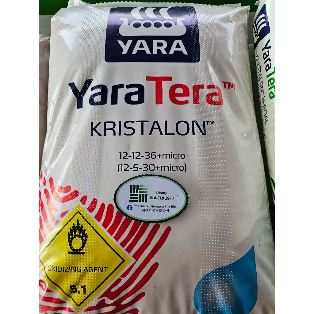 YaraTera Kristalon Red 12-12-36+TE Fertilizer 25kg | Shopee Malaysia