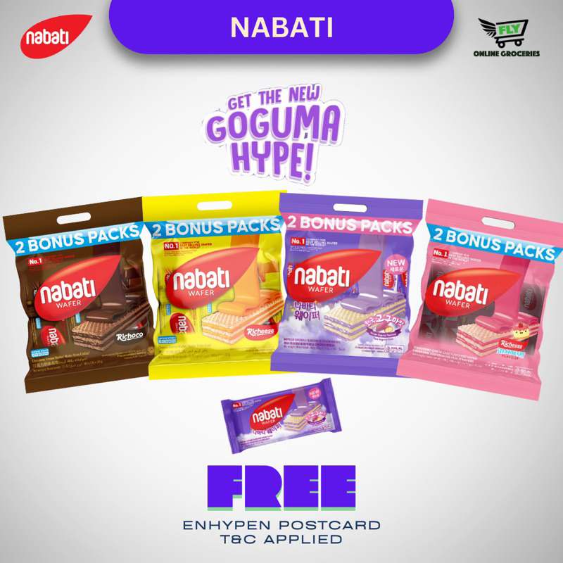 Nabati FP Goguma/Strawberry flavour Wafer 360g | Shopee Malaysia