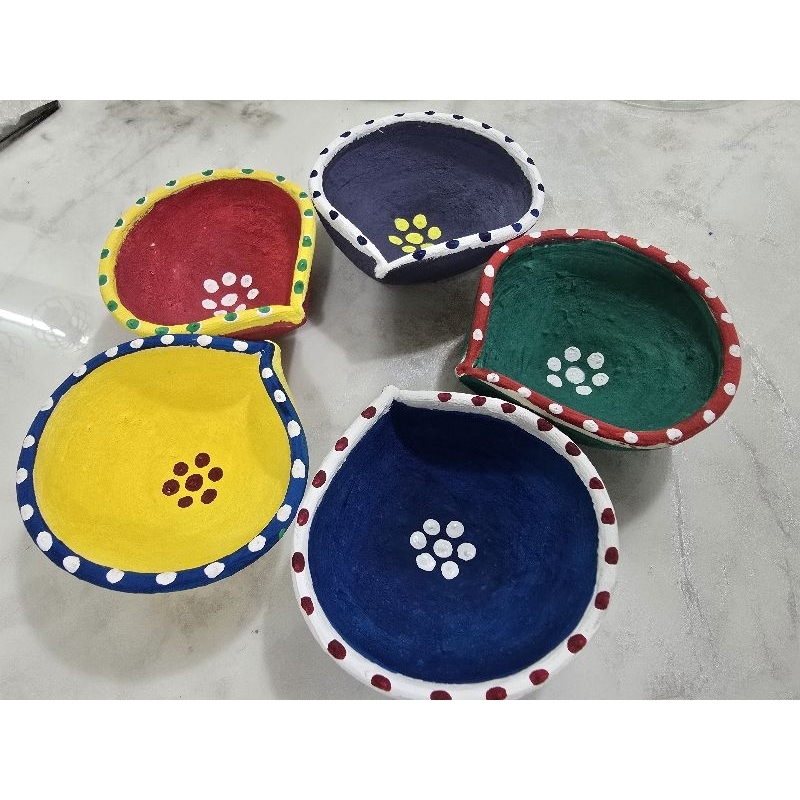 Traditional Agal Vilakku - Clay Oil Lamps (9pcs) | Shopee Malaysia