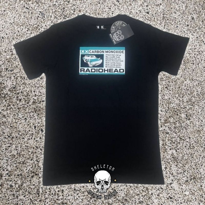 Radiohead 'Carbon Patch' T Shirt 🔥100% OFFICIAL MERCH🔥 | Shopee Malaysia