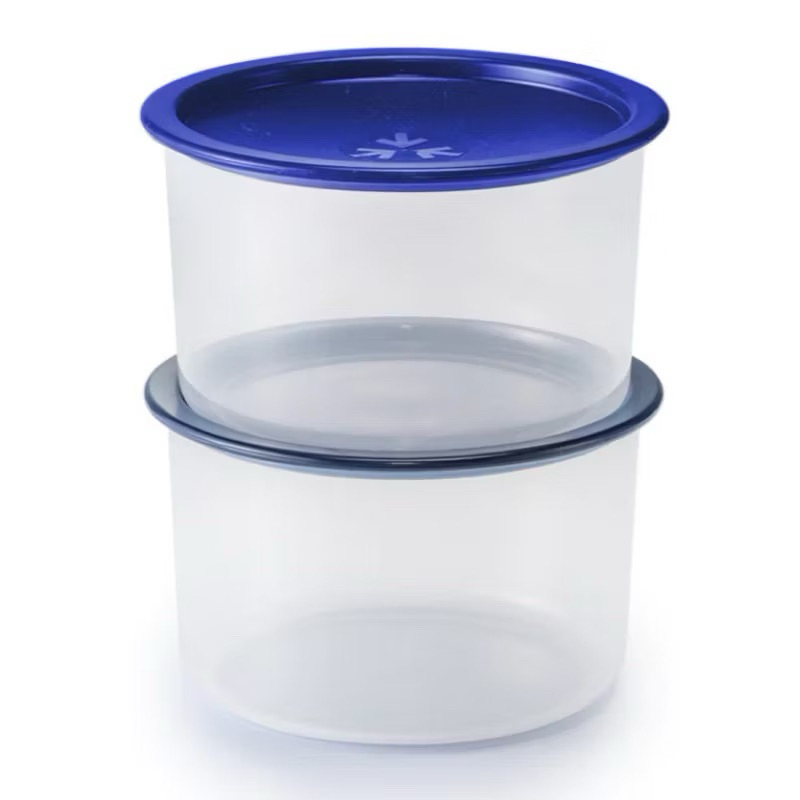 Tupperware transparent One Touch Topper Small 950ml (2pcs) | Shopee Malaysia