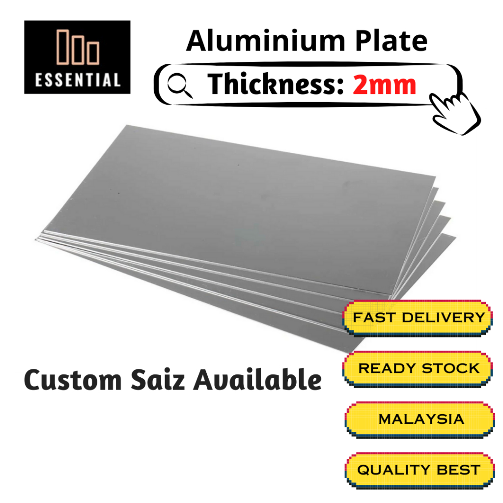 2mm Ready Stock Aluminium Plate Aluminium Sheet | Shopee Malaysia