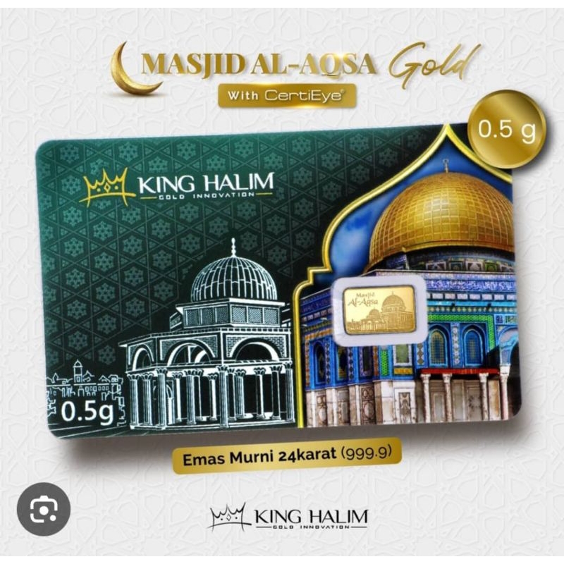 GOLD BAR MASJIDIL AQSA KING HALIM | Shopee Malaysia