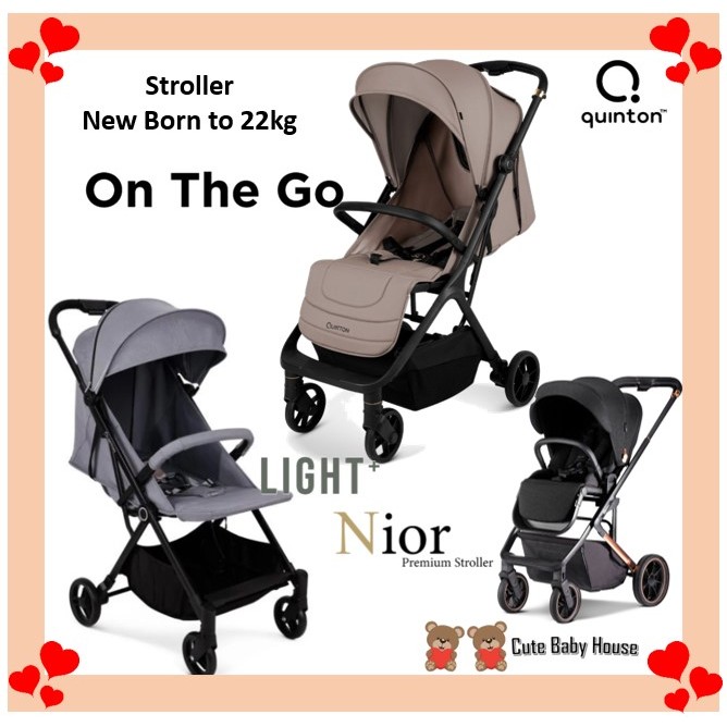 Quinton On The Go / Light+ Compact Stroller / Roxy / Nior Premium Baby ...