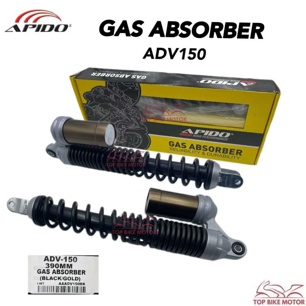 ORIGINAL APIDO ADV150 ADV160 GAS ABSORBER 390MM SCOOTER ABSOBER ...