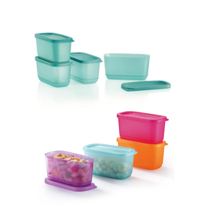 [READY STOCK] !!SALE️!! Tupperware Cubix Mini Rectangular (4pcs) 250ml ...