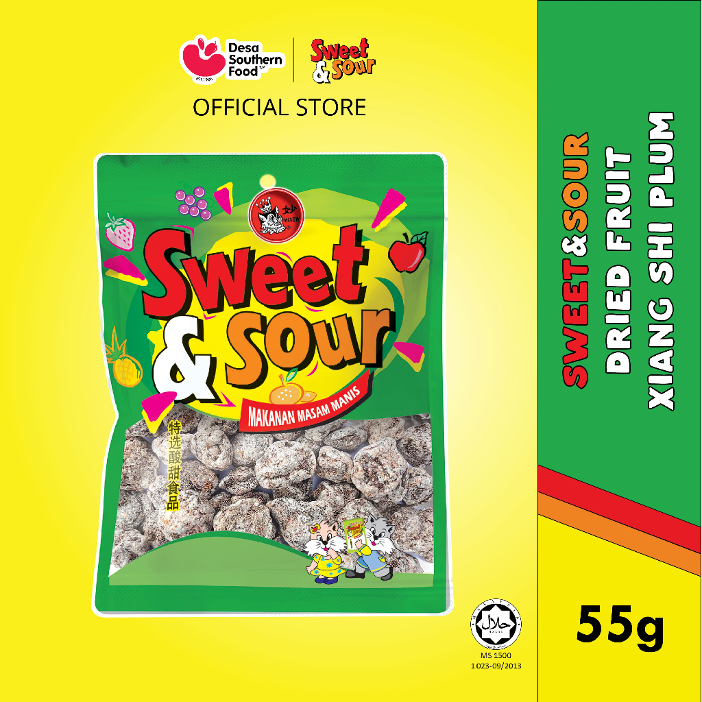 Sweet&Sour Dried Fruit Xiang Shi Plum/Plum Xiang Shi - 55g | Shopee ...