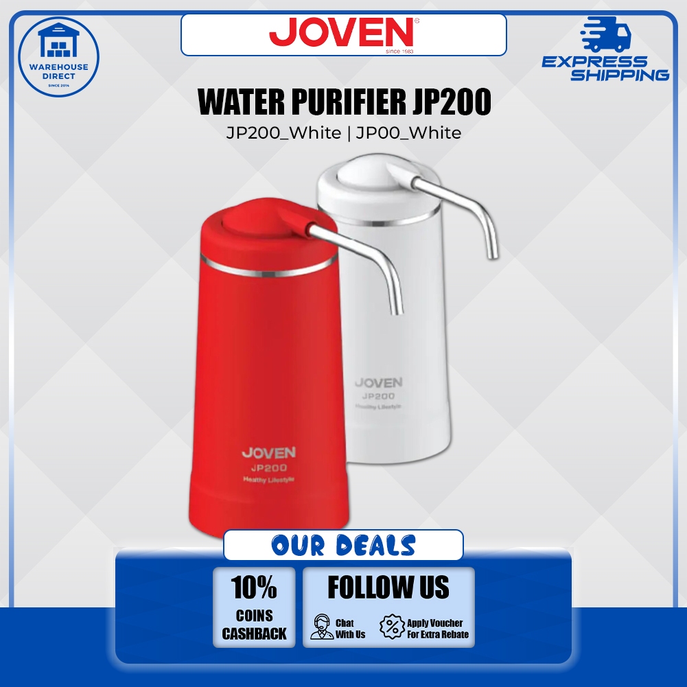 Joven Water Purifier JP200 (WHITE / RED) Water Filter JP200C | Shopee ...