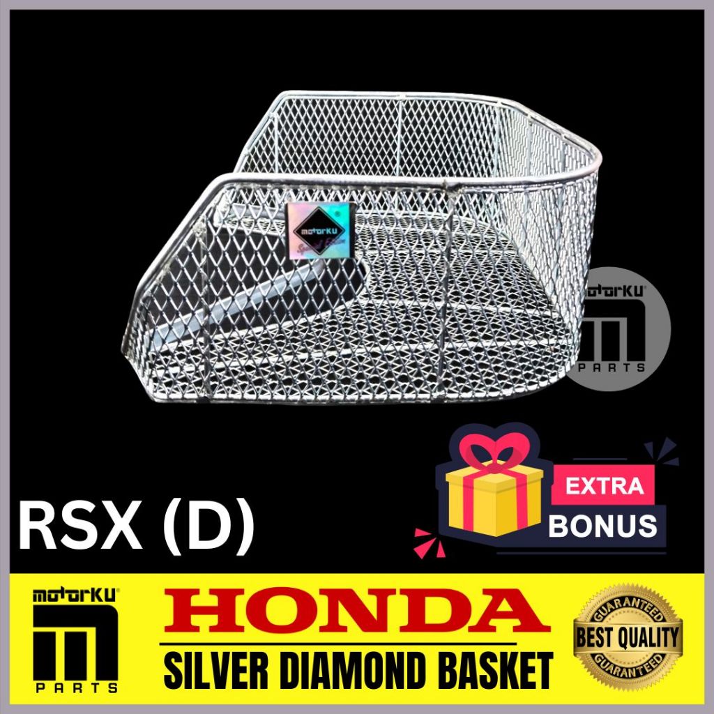 HONDA MOTORKU Silver Diamond Basket Classic Collection Series Bakul ...