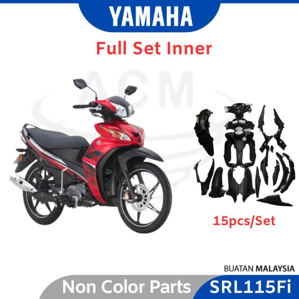 YAMAHA SRL115FI Fuel Injection Full Set Inner Non Color Parts Body ...