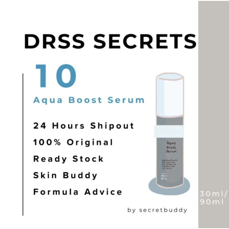 [24Hours Ship out] Dr's Secret Aqua Boost Serum 30ml effective skincare set | Shopee Malaysia