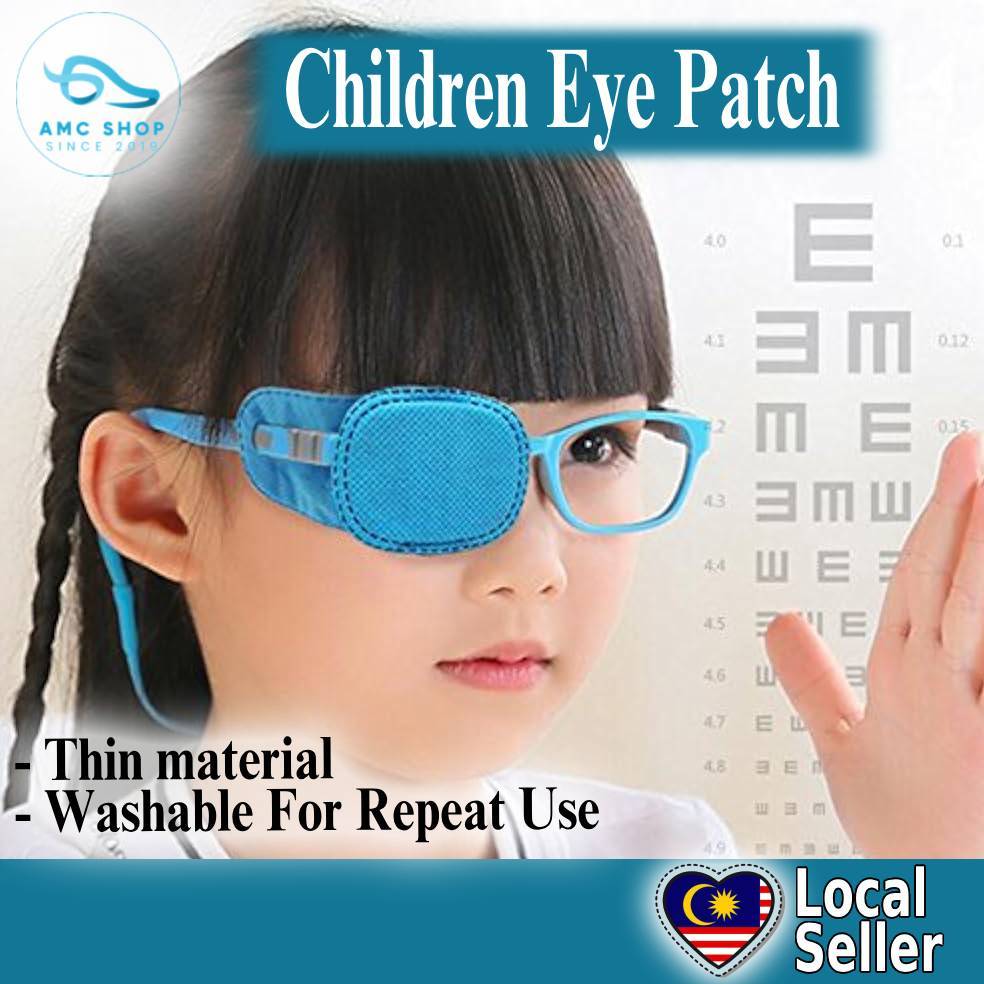 Children Lazy Eye Patch Amblyopia Eye Patch Therapy Adult 儿童弱视全遮盖眼罩 ...