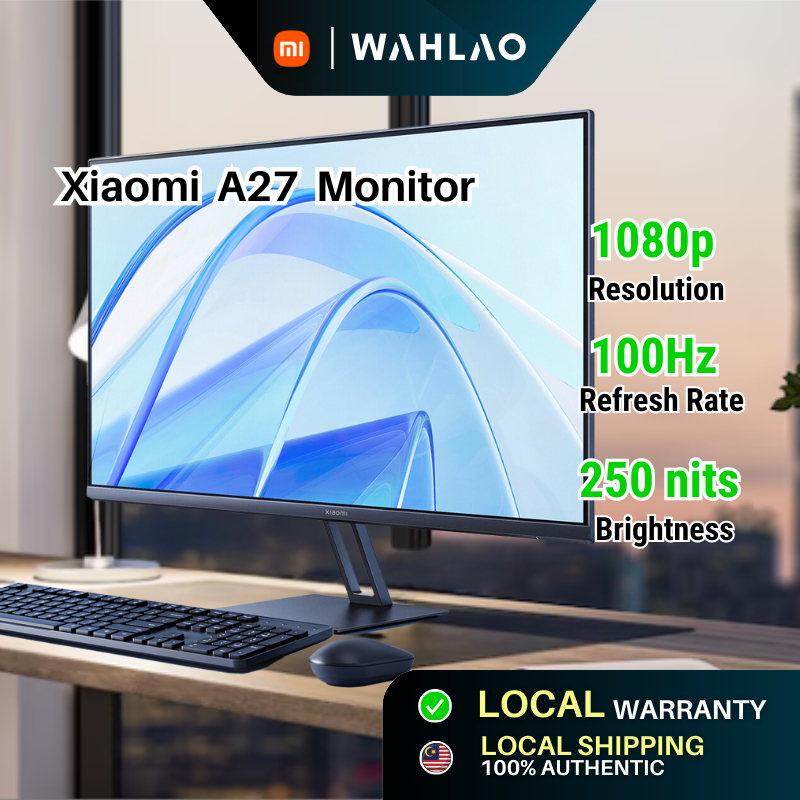 Xiaomi Redmi Monitor 27" IPS Screen 1080P 100Hz Low Blue Light Monitor ...