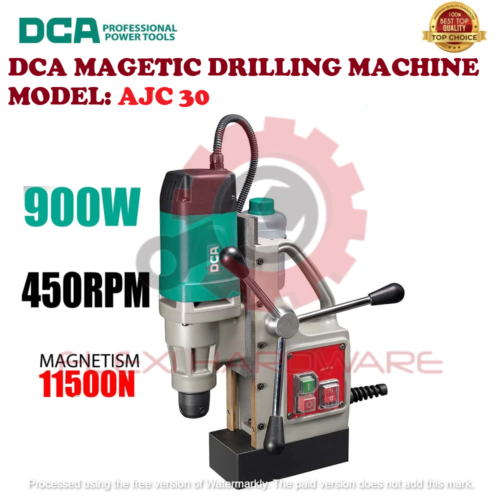 DCA AJC30 11500N Magnetic Drill Drilling Machine 900W 450RPM Magnet ...
