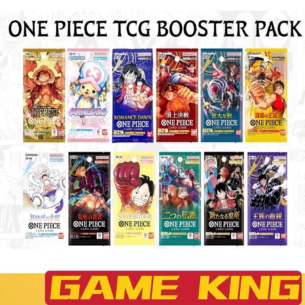 One Piece TCG Booster Pack PRB01 / EB01 / OP02 / OP03 / OP04 / OP06 ...