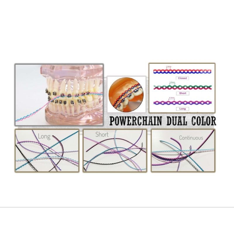 [READY STOCK] LONG TYPE Powerchain Dual Color | Shopee Malaysia