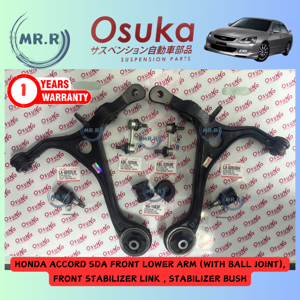 HONDA ACCORD SDA (2003 - 2007) FRONT LOWER ARM, STABILIZER LINK ...