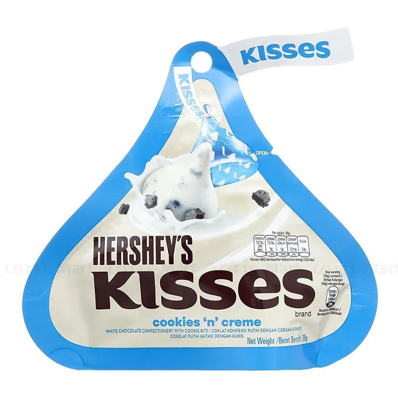 HERSHEY'S KISSES CREAMY MILK CHOCOLATE,CREAMY MILK CHOC ALMOND, COOKIES ...