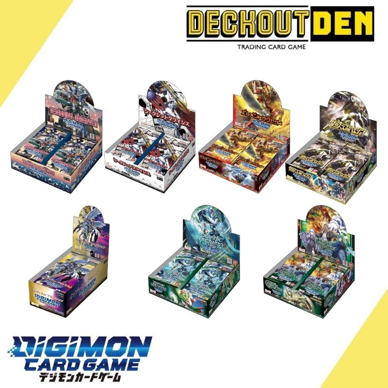 Digimon TCG Booster Box ( BT16 / BT17 / BT18 / BT19 / EX06 / EX07 ...