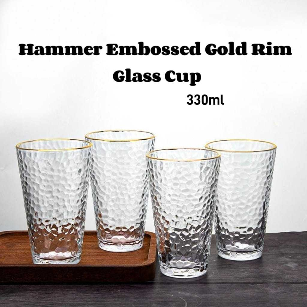 330ML/Glass Cup/Drinking Glass/Gelas kaca/Coffee Glass/Cawan Kaca/Cawan ...