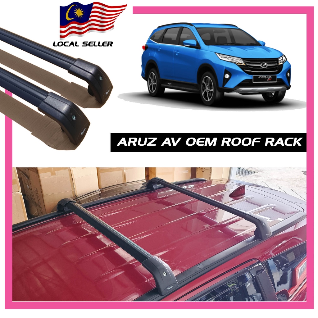 PERODUA ARUZ ADVANCE TAKA OEM Roof Rack [For Assemble Roof Box][Square ...