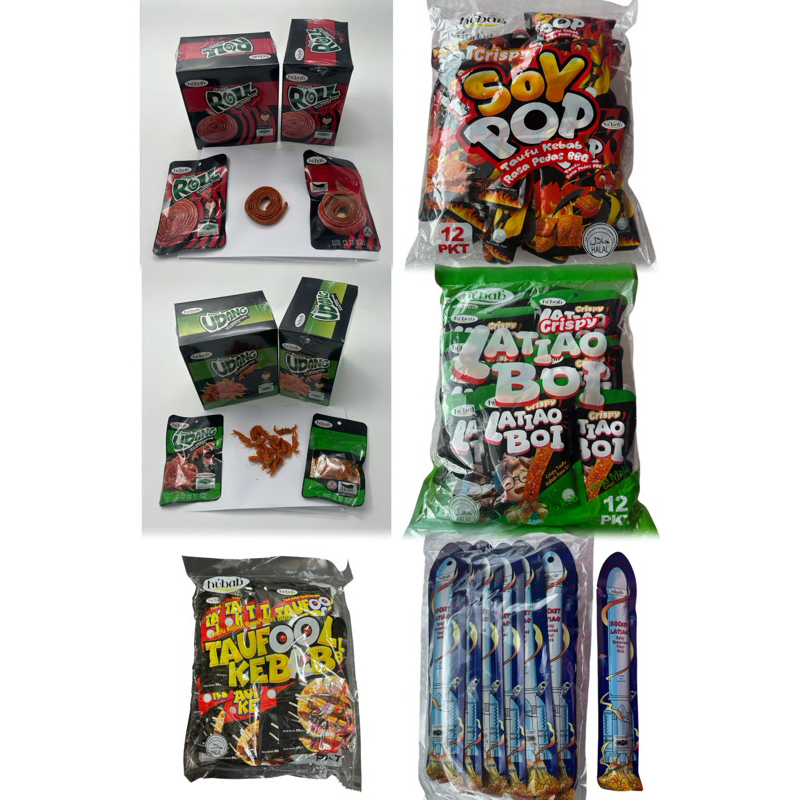 HUBAB Spicy Udang / Spciy Roll 12's / Taufool Kebab / Crispy Soy Pop ...