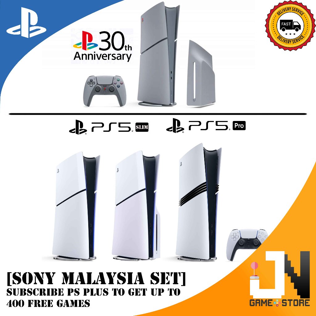 PlayStation PS5 Slim 1TB Disc Drive / 30TH Anniversary Digital Version ...
