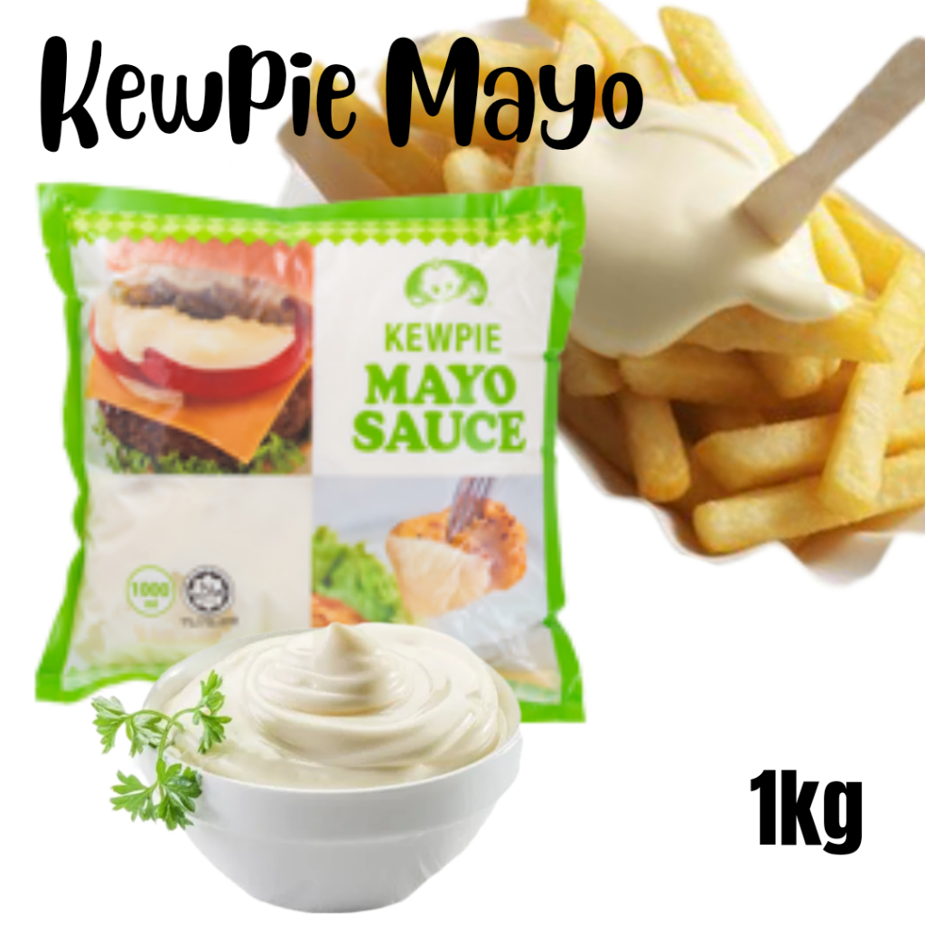 Kewpie Mayonis Sauce Mayonnaise Dressing Green Mayo Halal Pack 1kg ...