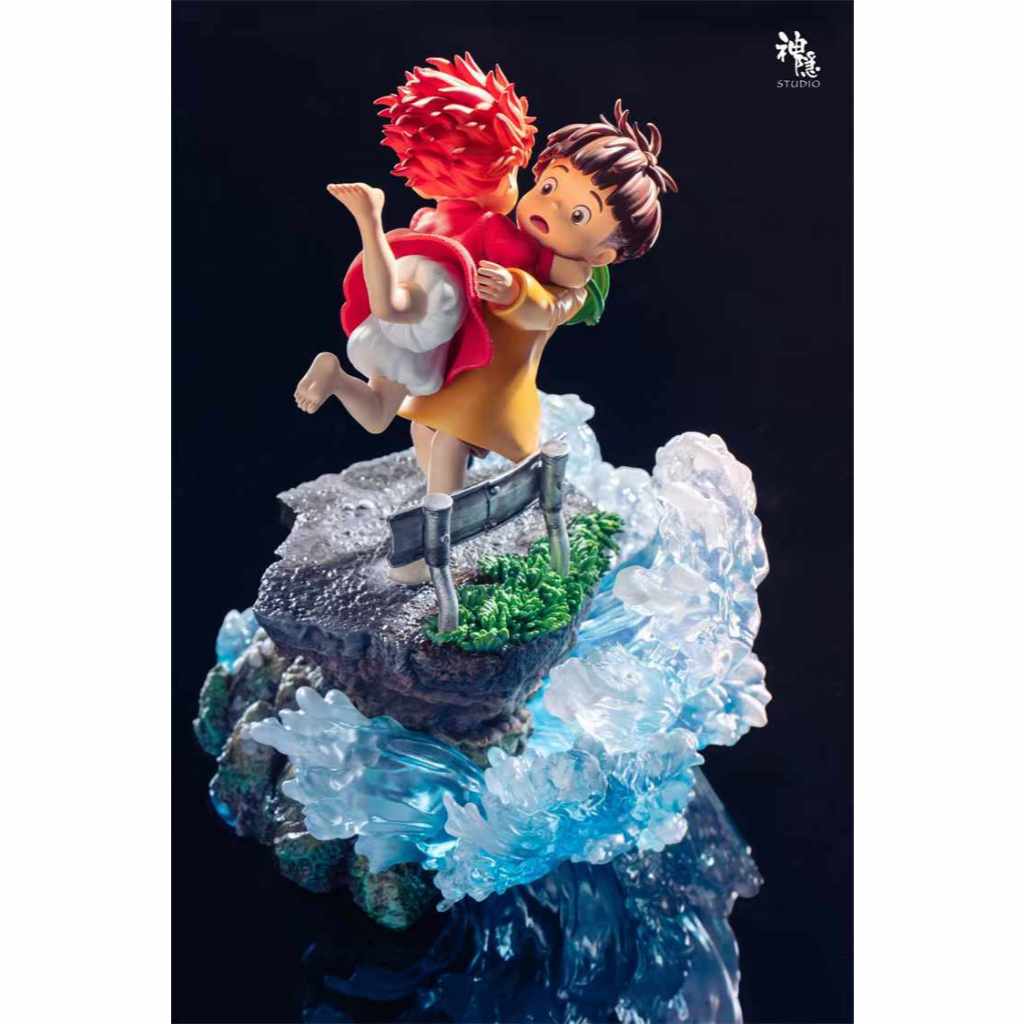 Spirited Away Studio - Ponyo Hug Sosuke Ponyo Resin Statue GK Anime ...