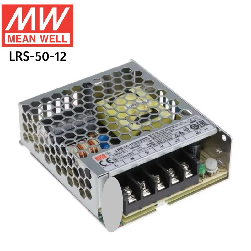 Mean Well LRS-50-12 50W 12V 4.2A Meanwell Power Supply - Original - 1 Year Warranty | Shopee ...